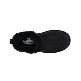 O`Neill O'NEILL Damen Hausschuh "TAMMY WOMEN SLIP-ON", Gr. 37, schwarz, Synthetik, Schuhe, Homeslippers, Pantoffel, Clog mit Fell