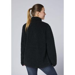 Chiemsee Damen Fleecejacke, schwarz, Gr. XS, 100% Polyester, Jacken