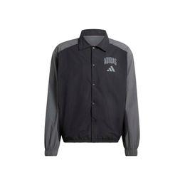 adidas Sportswear Sportjacke 'COLLEGIATE' Herren Gr&ouml;&szlig;e S grau / schwarz