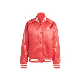 adidas Sportswear Sportjacke 'STADIUM' Damen Gr&ouml;&szlig;e XXL hellrot / wei&szlig;