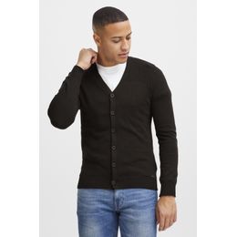 Blend Herren Cardigan "BHCaden"schwarz, Gr. S, unifarben, Feinstrick, 100% Baumwolle, Strickjacken, Gem&uuml;tlicher Feinstrick-Cardigan