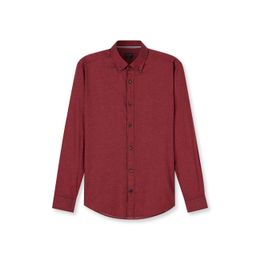 OLYMP Herren Langarmhemd "OLYMP Casual, regular fit, Button-down"rot, Gr. XXL, 100% Baumwolle, Hemden