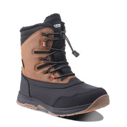 Icepeak Herren Winterboots "ALMONT MR", Gr. 41, braun, Synthetik, Textil, Schuhe, Winterschuhe, Winterstiefel, Snowboots, gef&uuml;ttert & wasserabweisend