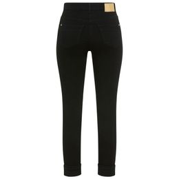 MAC Damen Slim-fit-Jeans "RICH SLIM"schwarz, schwarz d999, Gr. 38, unifarben, Denim/Jeans, Obermaterial: 71% Baumwolle, 16% Polyester, 11% Modal, 2%