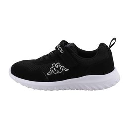 Kappa M&auml;dchen Sneaker "PINELLA", Gr. 30schwarz, wei&szlig;, Synthetik, Schuhe
