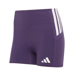 adidas Performance Sportshorts 'Adizero' Damen Gr&ouml;&szlig;e XXL aubergine / wei&szlig;