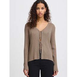 Ichi Strickjacke 'Kalessi' Damen Gr&ouml;&szlig;e XS taupe