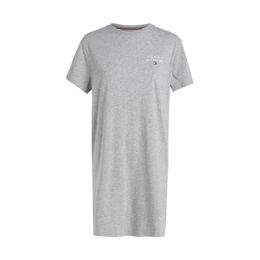 Damen Nachthemd "SHORT SLEEVE T-SHIRT DRESS", Tommy Hilfiger Underwear, Gr. S, grau, Single Jersey, Obermaterial: 100% Baumwolle, meliert, Kleider,