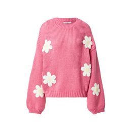 Haily's Hailys Pullover 'Be44lle' Damen Gr&ouml;&szlig;e M/L gelb / pink / wei&szlig;
