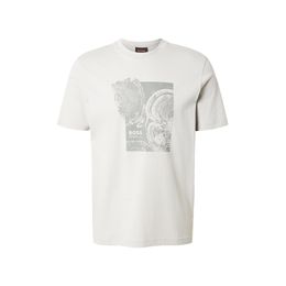 BOSS T-Shirt 'Te_Imprint' Herren Gr&ouml;&szlig;e 6XL hellgrau