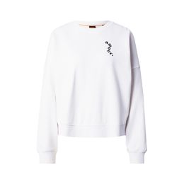 BOSS Sweatshirt 'Ever Valentine' Damen Gr&ouml;&szlig;e S wei&szlig;