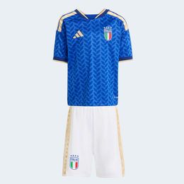 adidas Performance Sportanzug 'Italy 26 Home Kids' Jungen Gr&ouml;&szlig;e 104 blau / mischfarben / wei&szlig;