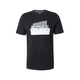BOSS T-Shirt 'C-Thompson' Herren Gr&ouml;&szlig;e XS pastellgr&uuml;n / schwarz / wei&szlig;