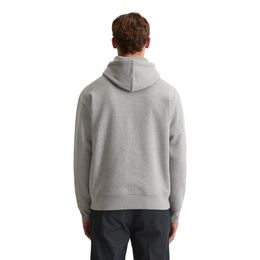 Marc O'Polo MARC O'POLO Herren Hoodie "relaxed fit aus weicher Bio-Baumwolle", grau, Gr. L, Sweatware, Obermaterial: 100% Baumwolle, Sweatshirts, Ton-in-Ton