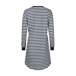 Skiny Damen Sleepshirt "Night In Mix & Match", Gr. 36navyblazer stripes, Single Jersey, Obermaterial: 95% Baumwolle, 5% Elasthan, gestreift, Kleider,