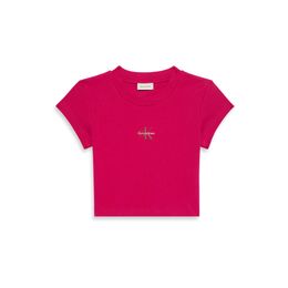 Calvin Klein Jeans T-Shirt Damen Gr&ouml;&szlig;e S braun / pink / wei&szlig;