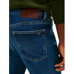 Tommy Hilfiger Herren Slim-fit-Jeans "BLEECKER Slim Fit", blau, Gr. 40, Denim/Jeans, Obermaterial: 80% Baumwolle, 15% Lyocell, 3% Elastomultiester,