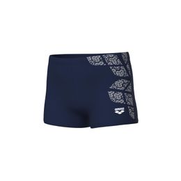 Badehose arena "B arena KIKKO SWIM SHORT", Jungen, Gr. 128 (122), N-Gr, navy, wei&szlig;, Obermaterial: 80% Polyamid, 20% Elasthan, Badehosen Badehose