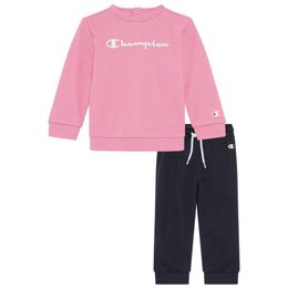 Champion Kinder Jogginganzug "ICONS CONTRAST Toddler Terry Crewneck Sweatsuit"csr, nny, Gr. 86, Obermaterial: 54% Baumwolle, 46% Polyester,