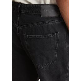 Marc O'Polo Herren Tapered-fit-Jeans "aus reiner Bio-Baumwolle"schwarz, Gr. 28, MARC O'POLO DENIM, unifarben, Obermaterial: 100% Baumwolle, Jeans