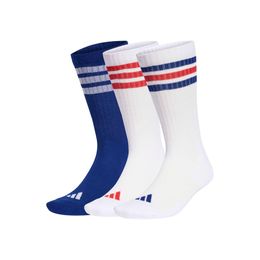 adidas Performance Sportsocken 'ESS' Damen Gr&ouml;&szlig;e 32/34 royalblau / rot / wei&szlig;