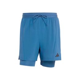 adidas Performance Sportshorts 'D4T' Herren Gr&ouml;&szlig;e M blau / schwarz