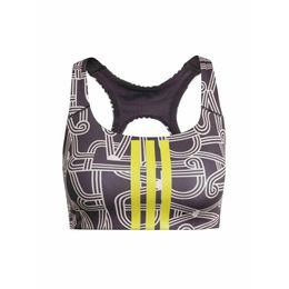 adidas Performance Sport-BH 'FARM' Damen Gr&ouml;&szlig;e XS gelb / schwarz / wei&szlig;