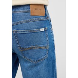 Mustang Herren Straight-Jeans "Herren Style Washington Straight", blau, Gr. 44, Denim/Jeans, 99% Baumwolle, 1% Elasthan, Jeans