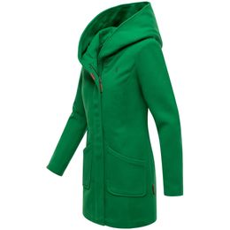 Marikoo Damen Wintermantel "Maikoo"smaragd, Gr. XXL, Oberstoff: 90% Polyacryl, 8% Viskose, 2% Elasthan; Futter: 100% Polyester; &Auml;rmelfutter: 100%
