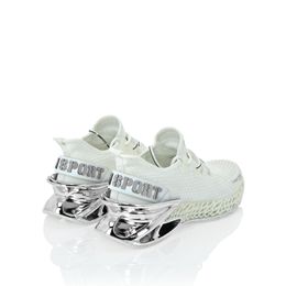 Plein Sport Damen Sneaker "Thunder Force Genx", Gr. 44, wei&szlig;, Schuhe