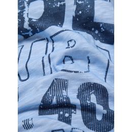 Print-Shirt Rabe "T-Shirt", Damen, Gr. 42, hellblau, 100%Baumwolle, gerade, Shirts