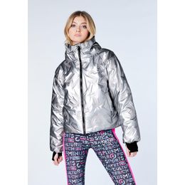 Chiemsee Damen Steppjacke, silber, Gr. M, 100% Polyester, Jacken