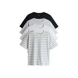 The Set T-Shirt Damen Gr&ouml;&szlig;e XL graumeliert / schwarz / wei&szlig; / offwhite