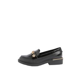 Lipsy Slipper M&auml;dchen Gr&ouml;&szlig;e 32 gold / schwarz / transparent
