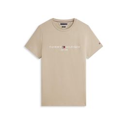 Tommy Hilfiger T-Shirt Herren Gr&ouml;&szlig;e M khaki / wei&szlig;
