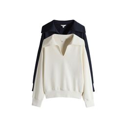 The Set Sweatshirt Damen Gr&ouml;&szlig;e M navy / offwhite