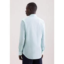 Seidensticker Herren Businesshemd "Schwarze Rose"gr&uuml;n, Gr. 40, gestreift, 100% Baumwolle, Hemden, Slim 1/1 Kentkragen Gestreift