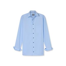 OLYMP Herren Businesshemd "OLYMP Luxor, Comfort Fit, New Kent", blau, Gr. 40, 100% Baumwolle, Hemden