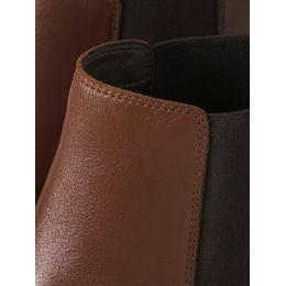 Jack & Jones JACK & JONES Herren Chelseaboots "JFWHOSKINS", Gr. 43cognac, Leder, Textil, Schuhe, mit Profillaufsohle