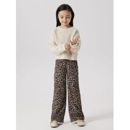 name it M&auml;dchen Strickpullover "NKFHOLLY LS BOXY SHORT KNIT NOOS"pure cashmere, Gr. 116, meliert, unifarben, Strick, Obermaterial: 79% Polyester, 13%