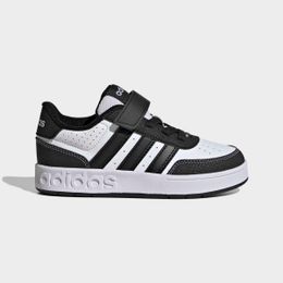 M&auml;dchen Sneaker "BREAKBASE KIDS", adidas Sportswear, Gr. 34, schwarz-wei&szlig;, Synthetik, Schuhe, f&uuml;r Kinder & Jugendliche