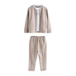 Baker By Ted Baker Set Jungen Gr&ouml;&szlig;e 110 taupe / wei&szlig;