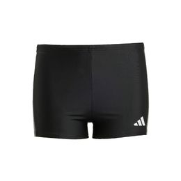 adidas Performance Sportbadeshorts 'Colorblock 3-Stripes Swim Boxers' Jungen Gr&ouml;&szlig;e 164 schwarz / wei&szlig;