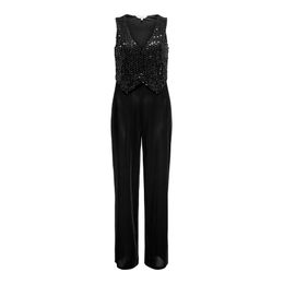 Only Jumpsuit Damen Gr&ouml;&szlig;e L schwarz / silber