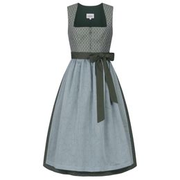 N&uuml;bler N&Uuml;BLER Damen Dirndl "Dirndl lang Grenada", gr&uuml;n, Gr. 44, Obermaterial: 100% Polyester PES., Kleider
