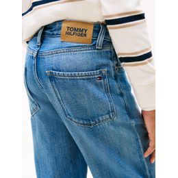 Tommy Hilfiger Jungen Gerade Jeans "SKATER MID BLUE DENIM"trueblauamericana, Gr. 5, unifarben, Denim/Jeans, Obermaterial: 100% Baumwolle, Jeans,