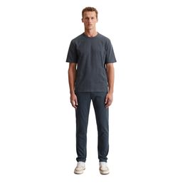 Marc O'Polo MARC O'POLO Herren T-Shirt "aus hochwertiger Bio-Baumwolle", blau, Basic, Gr. M, unifarben, Obermaterial: 100% Baumwolle, Shirts