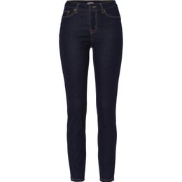 Kangaroos Damen Slim-fit-Jeans "CROPPED HIGH WAIST SLIM FIT", blau, Basic, Gr. 46, clean, Denim/Jeans, Obermaterial: 80% Baumwolle, 18% Polyester, 2%