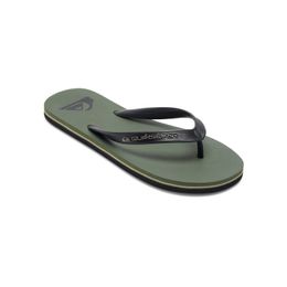 Quiksilver Herren Sandale "Molokai Core", Gr. 7, gr&uuml;n, Obermaterial: Synthetikmaterial / Au&szlig;ensohle: Moosgummi, Schuhe
