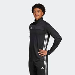 Herren Trainingsjacke "TIRO ES TOP", schwarz-wei&szlig;, Gr. S, adidas Performance, Obermaterial: 100% Polyester, Jacken